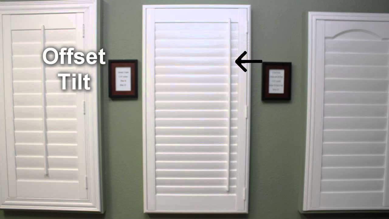 Tilt Rod Options - Orange County Shutters.