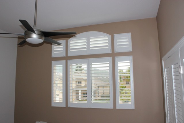 Specialty Shape Shutters - Orange County Shutters