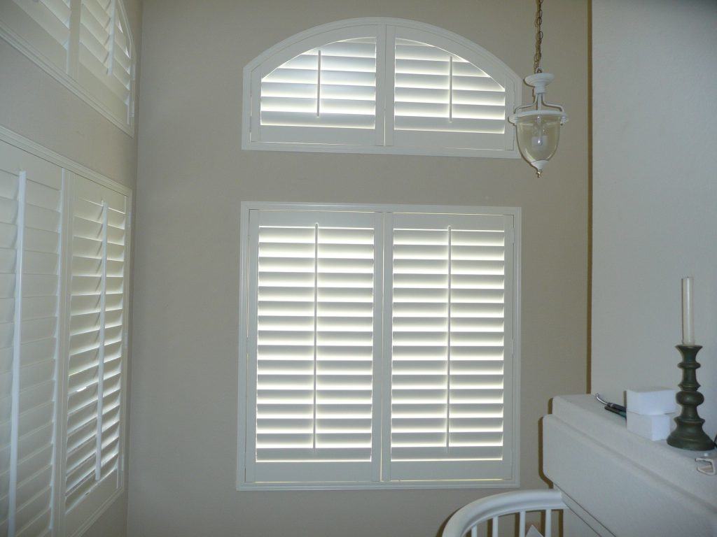 Specialty Shape Plantation Shutters - Orange County Shutters.Window