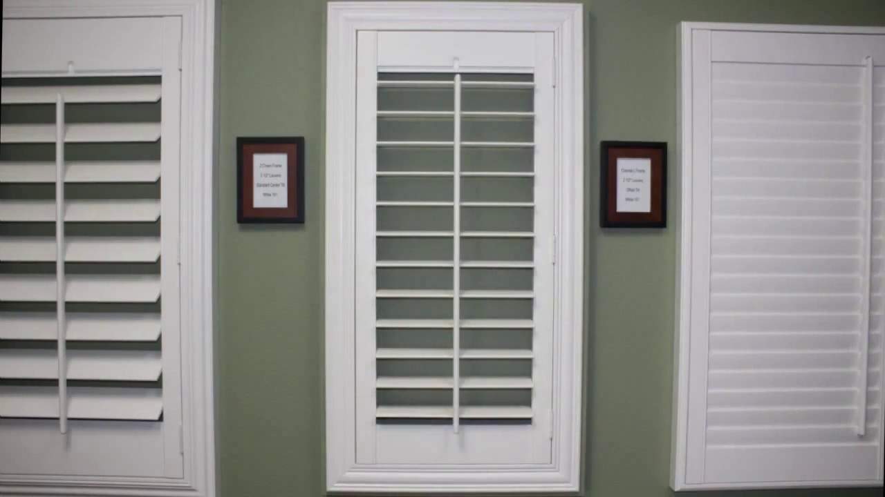 Louver Sizes - Orange County Shutters.